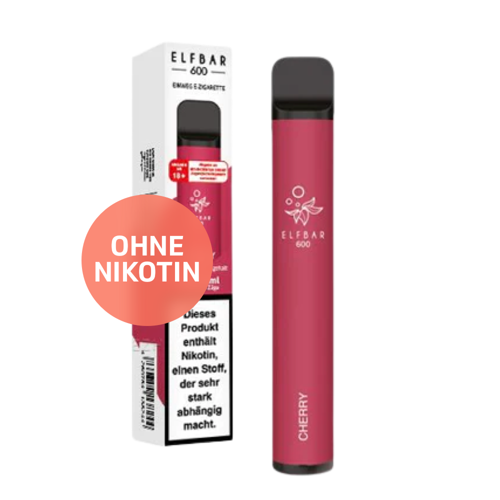 Elf Bar 600 E-Vape | Cherry ohne Nikotin kaufen